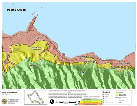 Hawaii State Tsunami Evacuation Maps