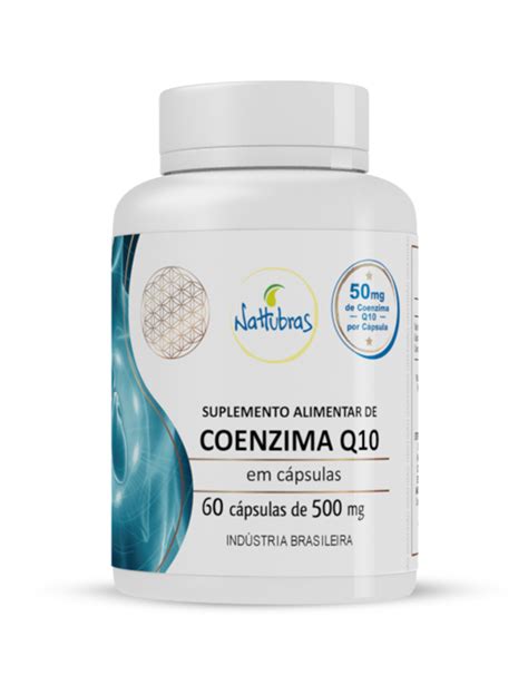 Coenzima Q10 50mg 60 CÁpsulas De 500mg Reserva Da Saúde