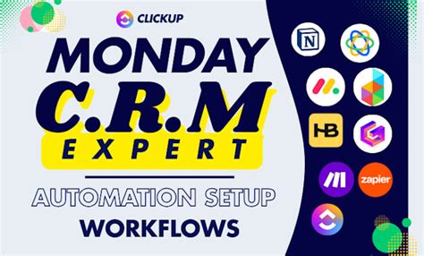 Automate Sales Process With Monday Crm Workflow Crm Monday Boards For Sales Crm By Bernoaz