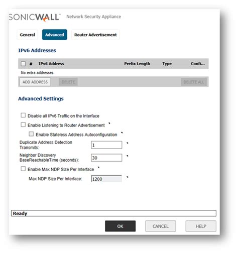 how to disable ipv6 traffic on an interface