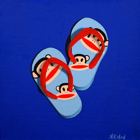Flip Flop Fun Painting By Alisha Ard Fine Art America
