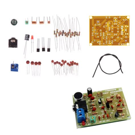 Fm Stereo Radio Module With Microphone Diy Kit 88 108mhz Soldering