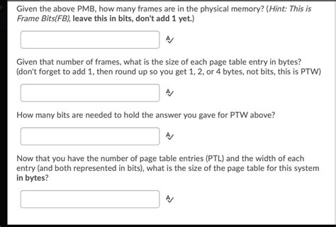 Solved Given A Virtual Memory System With A Virtual Memory Chegg