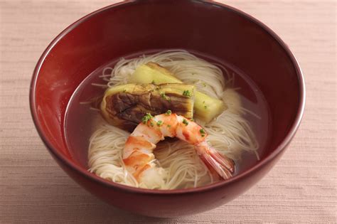 焼きなすにゅうめん お料理レシピ 調味料 商品紹介 宝酒造株式会社