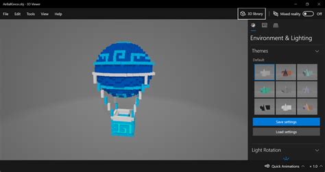 Artstation Hot Air Balloon 3d Greece Magica Voxel Resources