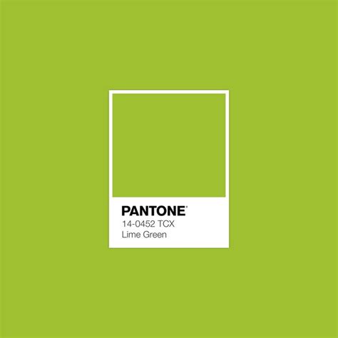 Pantone 14 0452 Tcx Lime Green Color Pantone Green Pantone Pantone