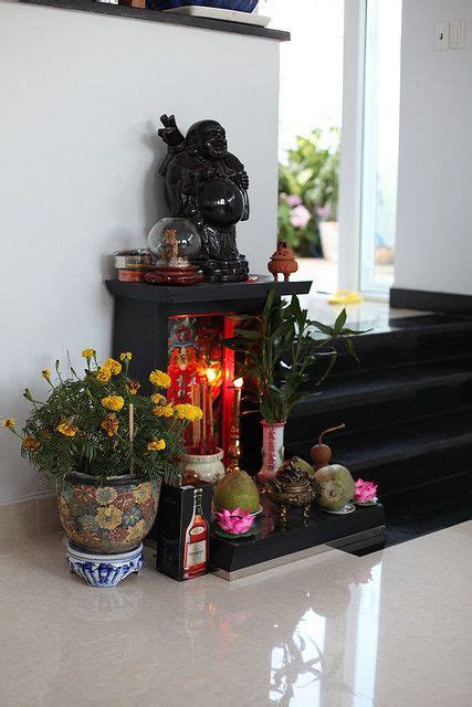 shrine in buddhist home | Buddhist altar, Sacred space altar, Home altar