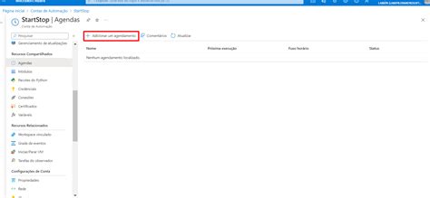 Iniciar E Parar Automaticamente Uma Máquina Virtual Do Azure Suporte