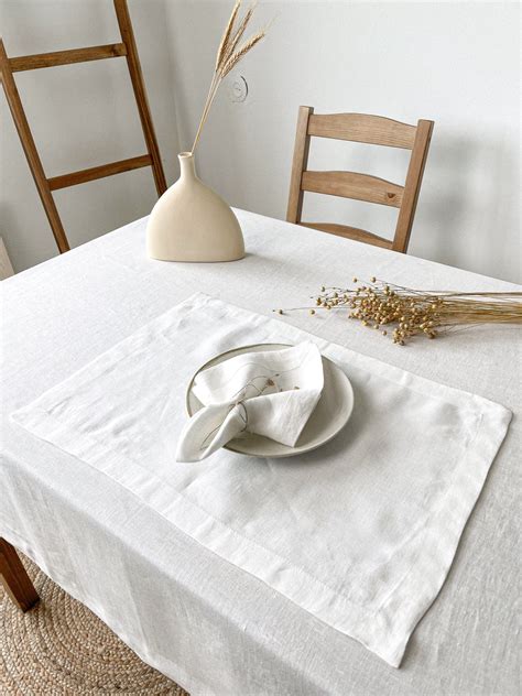 Off White Linen Napkins Linennotes Linen Notes