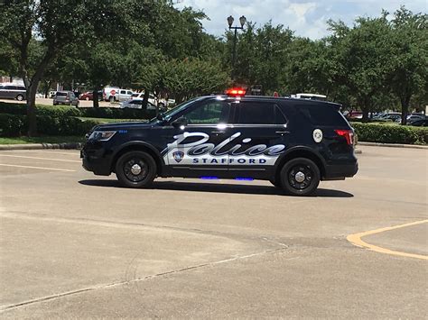 Stafford Police Department Ford Interceptor Suv Texas Police Cars