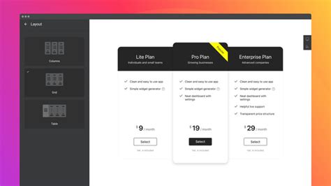 Elfsight Product Pricing Table Create Pricing Plans And Package Pricing For Your Store