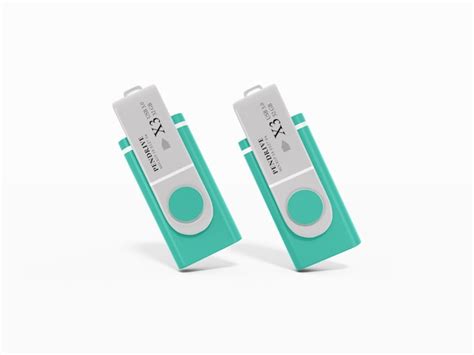 Premium Psd Usb Flash Drive Branding Mockup