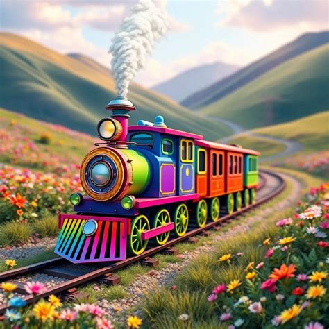 The Rainbow Train Free Bedtime Story