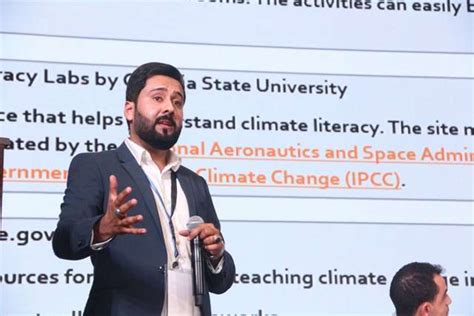 Syed Muhammad Saqib Conducts A Workshop On Climate Journalism And