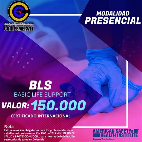 Basic Life Support Bls Presencial Corporación Emergencias Vitales