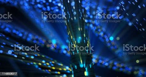 미래 지향적 인 데이터 스트림 디지털 흐름 파워 광선과 빛이 있는 다이나믹 패턴 데이터 전송 정보 개념입니다 기술 배경입니다 3d 렌더링 N 속도에 대한 스톡 사진 및 기타