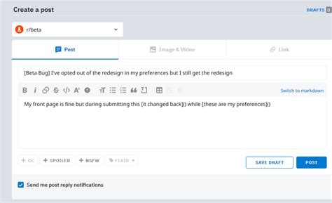 Beta Bug Ive Opted Out Of The Redesign In My Preferences But I Still
