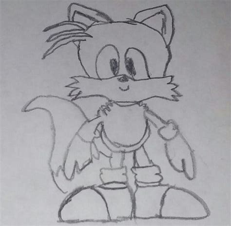 Classic Tails Drawing Sonic The Hedgehog Amino