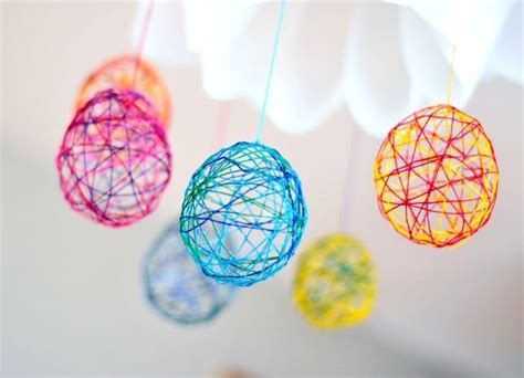 How To Make String Easter Eggs Without The String Collapsing Craftwhack