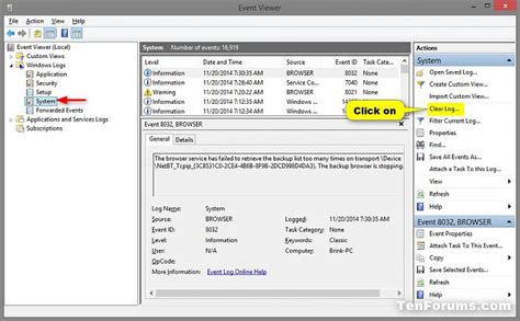 Event Viewer One Click Clear Page Tutorials