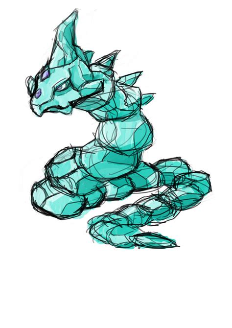 Crystal Onix Evolution By Threewholewords On Deviantart