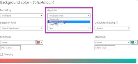 Solved Conditional Formatting On Row Subtotals In Matrix Microsoft