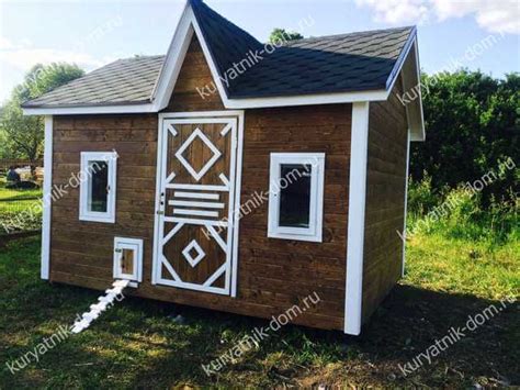 Купить зимний курятник для бройлеров и несушек на 100 кур «Кижи 4-3 ...