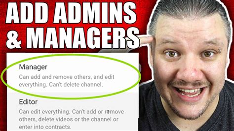 How To Add Admin Manager To A YouTube Channel [NEW METHOD] - YouTube