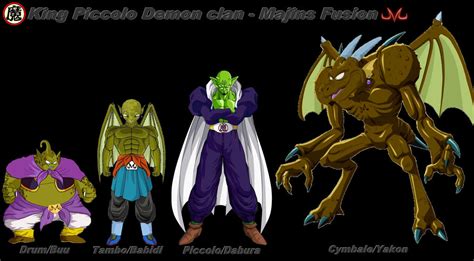 King Piccolo Demon Clan Majins Fusion By Plessress On Deviantart