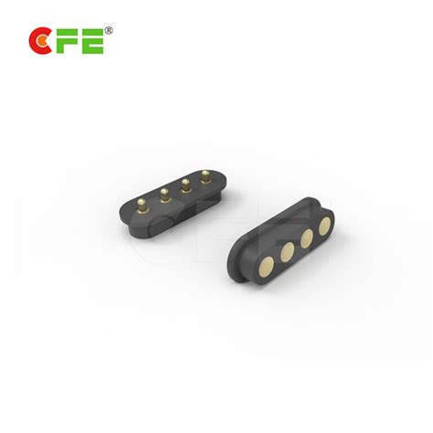 4 Pin Pogo Pin Spring Connector Smt Smd Type Manufacturer In China