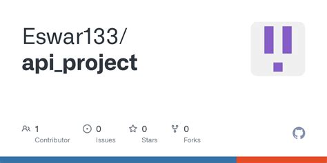 GitHub Eswar Api Project