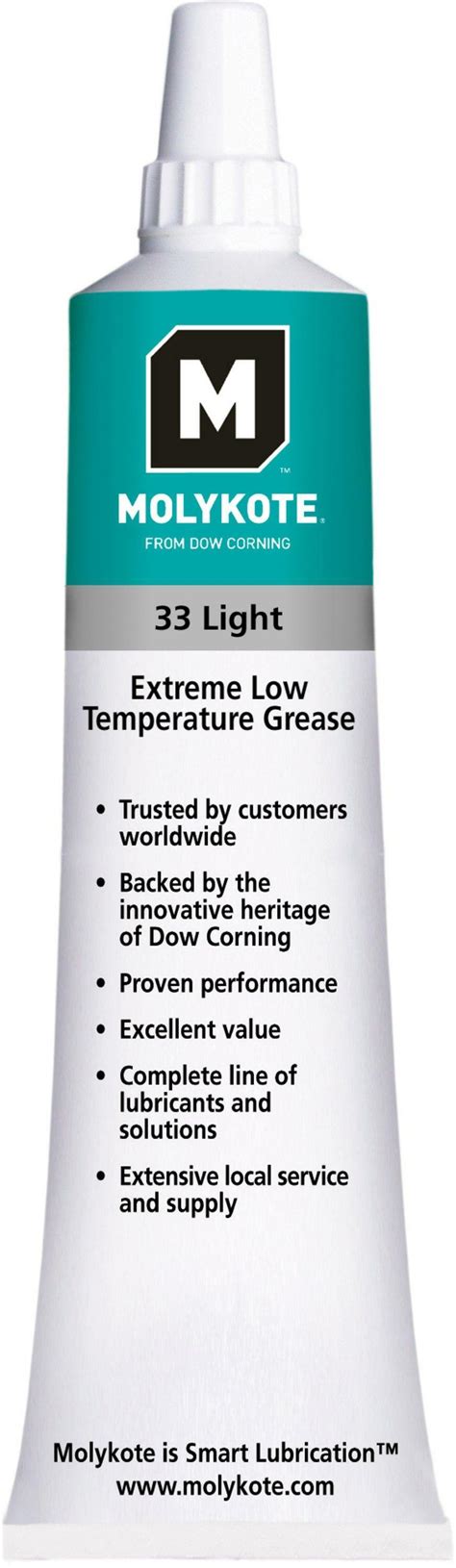 Molykote 33 Light Silicone Grease 100g Tube 0020020 T100g Klium