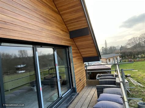 Anthracite Fascia With Durasid Foresta Red Cedar Cladding The Fascia