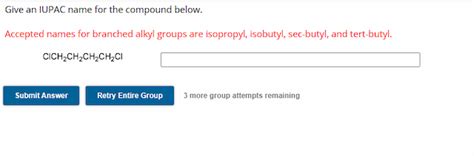 Answered Give An Iupac Name For The Compound Bartleby