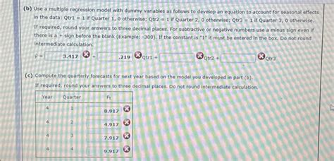 solved b use a multiple regression model with dummy