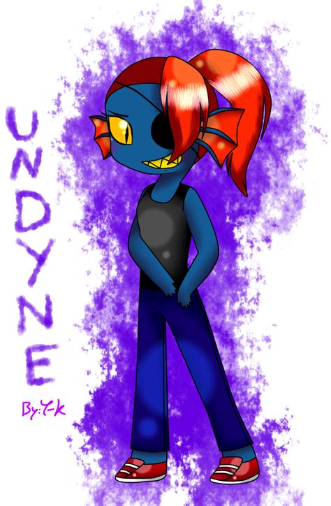 Undyne Chibi Style By Yukari Kaenbyou On Deviantart