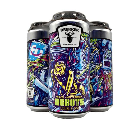 Buy Drekker Evil Natured Robots Double Ipa Each Fridley Liquor