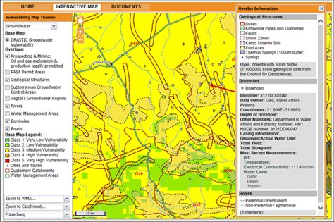 Example Of The Interactive Groundwater Vulnerability Map For Uog Download Scientific Diagram