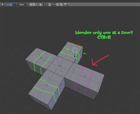 Is It Possible To Connect More Than One Ring Loop With Ctrl R Modeling Blender Artists