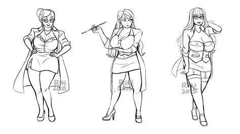 Sexy Mad Scientist Commission By Rinlockhart On Deviantart