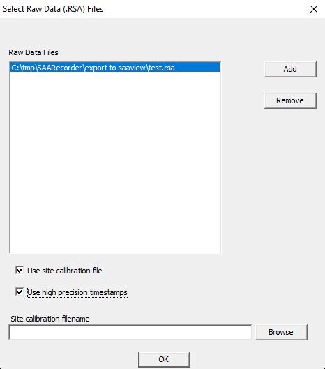 exporting raw data to shapearray™ viewer measurand support