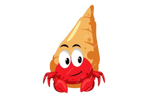 Premium Vector Cute Crab Character Design Illustration