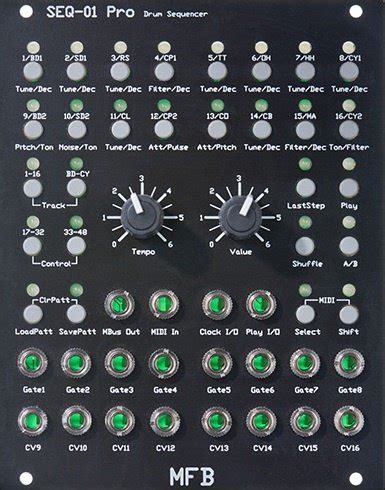 MFB SEQ Pro Eurorack Module On ModularGrid