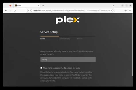 install and setup plex media server fix permissions in ubuntu 22 04