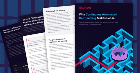Why Continuous Automated Red Teaming Makes Sense Hadrian
