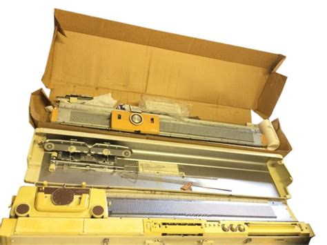 Sold At Auction Two Japanese Empisal Knitmaster Knitting Machines One