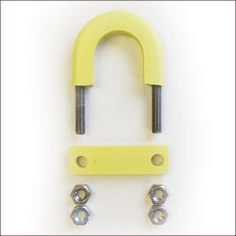 High Temperature Pipe Support Clamp Tico Anti Vibration Materials