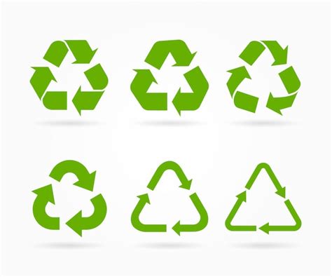 Premium Vector Recycle Icon Symbol Vector Set Of Recycle Eco Vector Icon