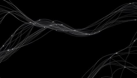 Premium Photo Abstract White Lines On A Black Background