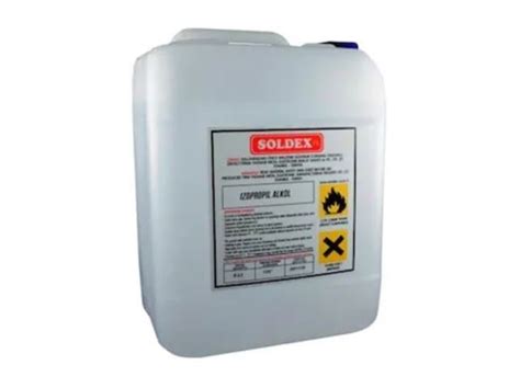 Soldex 5lt İzopropil Alkol 1 504 80 Tl İndirimli Fiyatıyla Satın Al